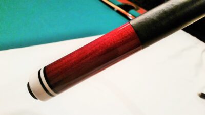 Andy Gilbert Titlist butterfly conversion pool cue stick for sale.