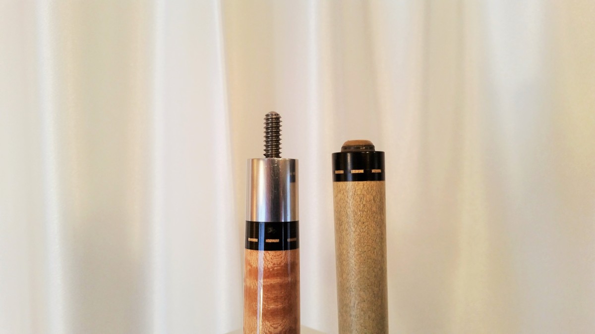 Runde Schon For Sale. A fine collectible custom billiard cue for sale.