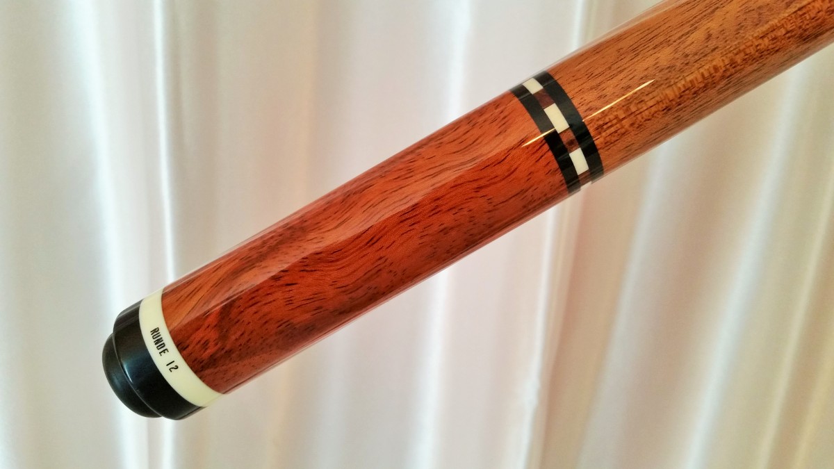 Bob Runde two shaft cue for sale.OB and Superior shafts.