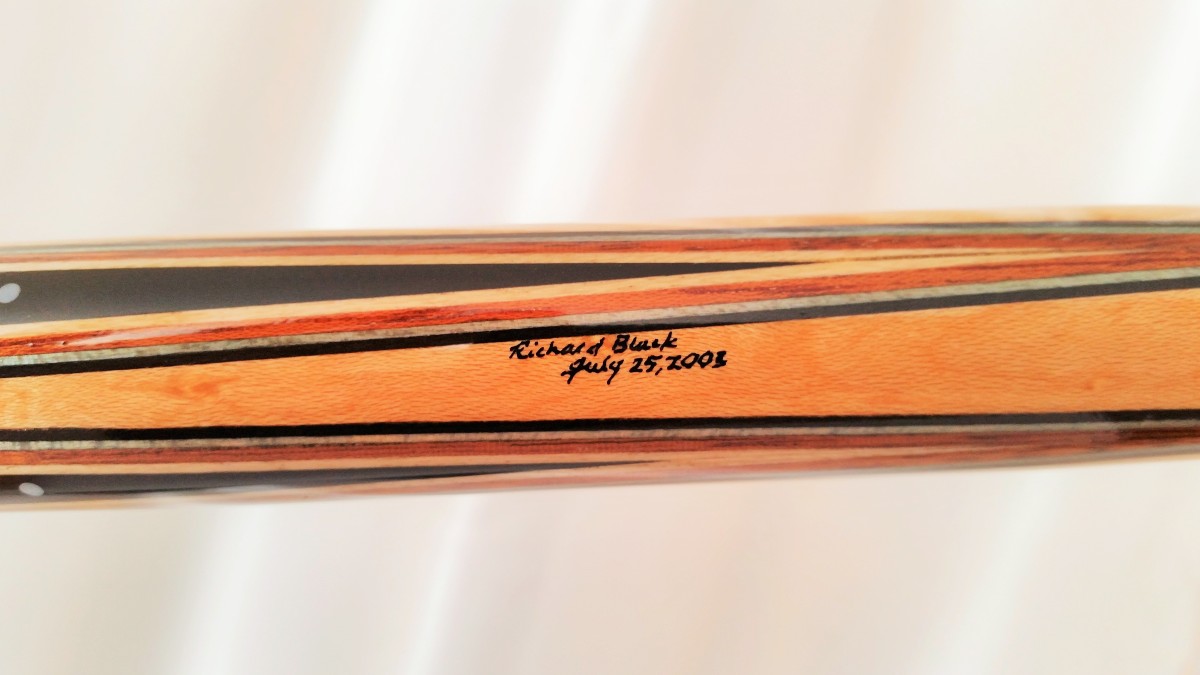 Richard Black Custom "Bushka" Pool Cue For Sale