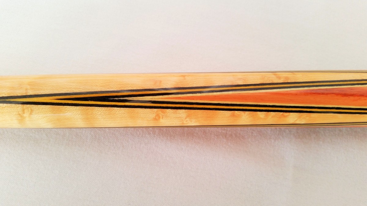 Tim Scruggs Custom Pool Cue with TS Joint Protectors For Sale