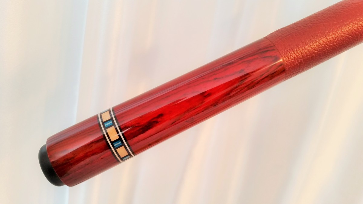 Richard Lanz Custom Cue For Sale.