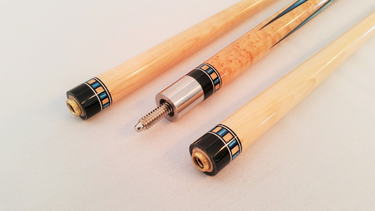 Richard Lanz Custom Cue For Sale.