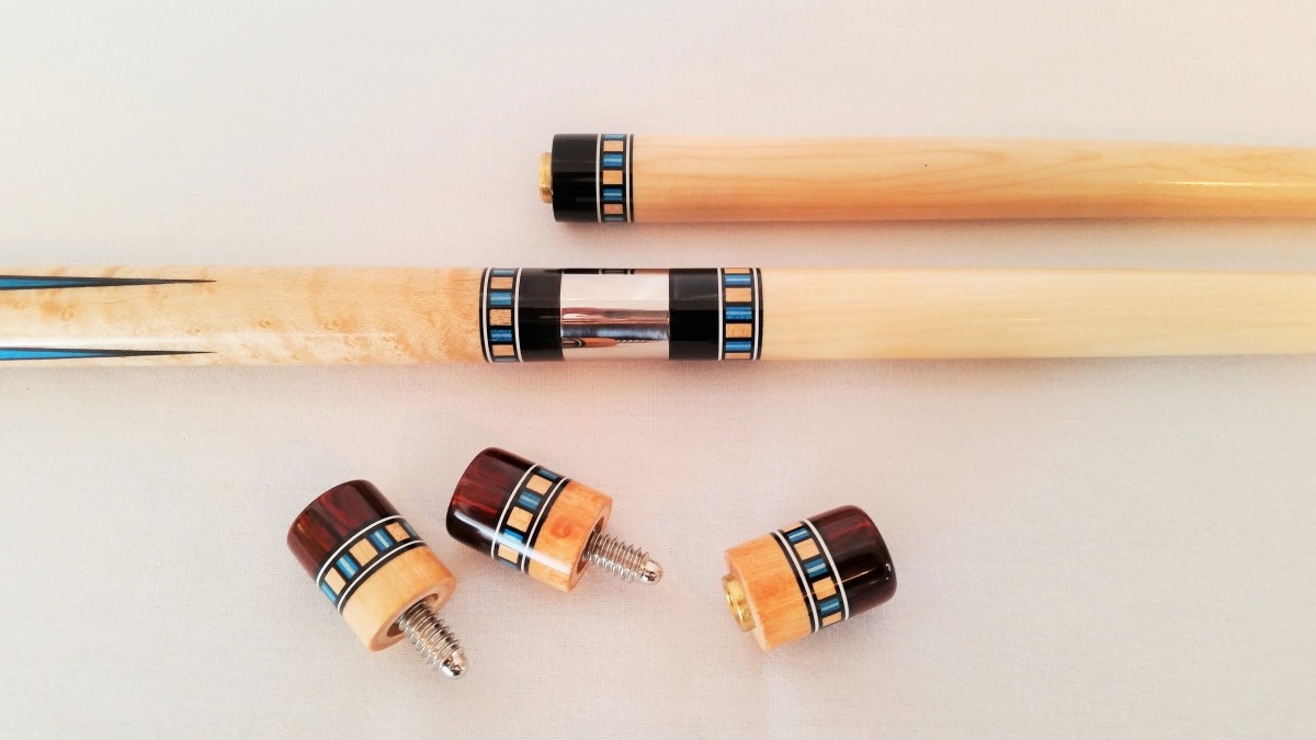Richard Lanz Custom Cue For Sale.