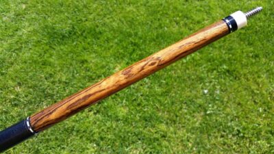 Andy Gilbert Bocote 2 Shaft Full Custom Pool Cue Stick For Sale.