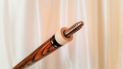 Andy Gilbert Bocote 2 Shaft Full Custom Pool Cue Stick For Sale.