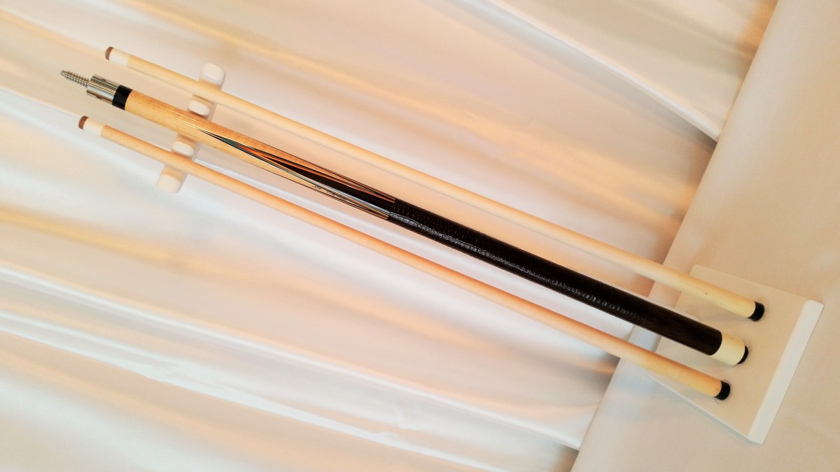 Tony Sauer Custom 2 Shaft Pool Cue w' Joint Protectors Stick For Sale