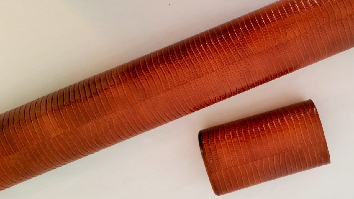 Centennial Pool Cue For Sale 1 X 2 Tan Leather Vintage Mint Condition