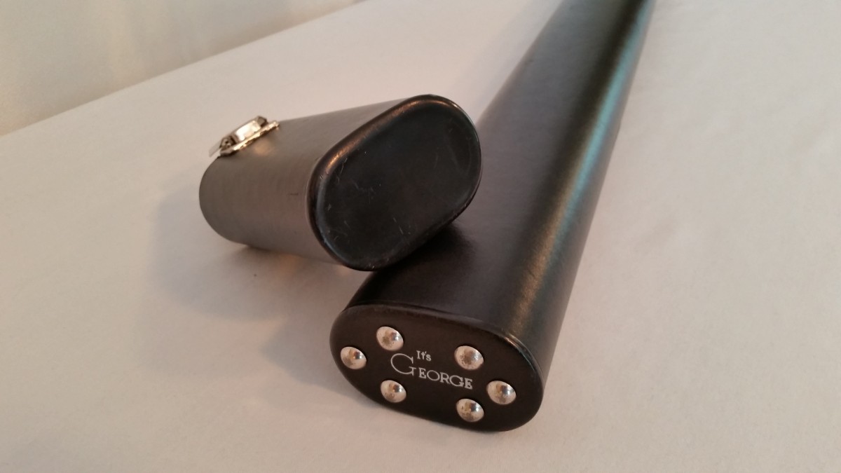 It's George 1 X 2 Vintage Leather pool Cue Case