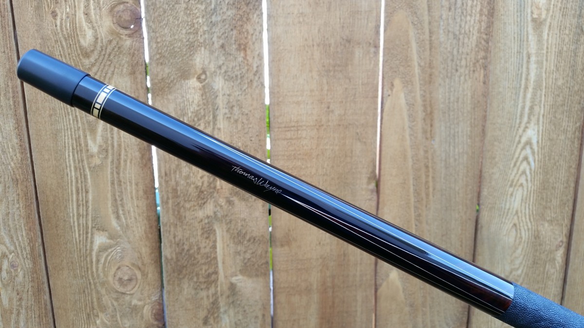 Thomas Wayne Custom Billiard Cue For Sale with Joint Protectors