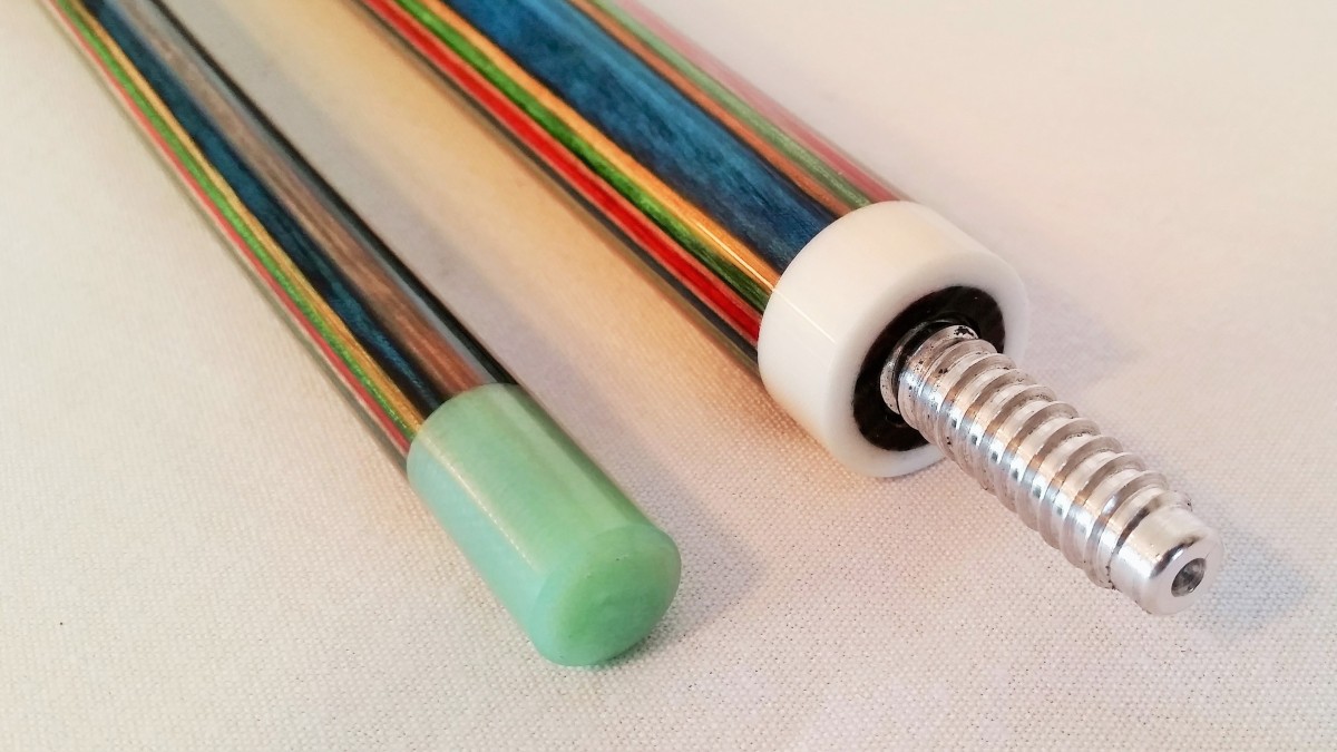 Tony Layne Jump/Break Pool Cue Stick # 29 Spectrum w' Joint Protectors