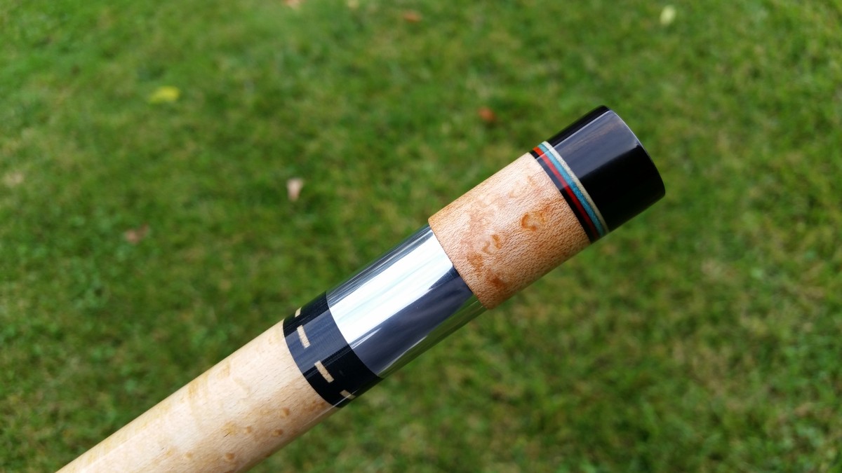 Schon R6 Cue For Sale w' 2 Shafts & Custom Joint Protectors
