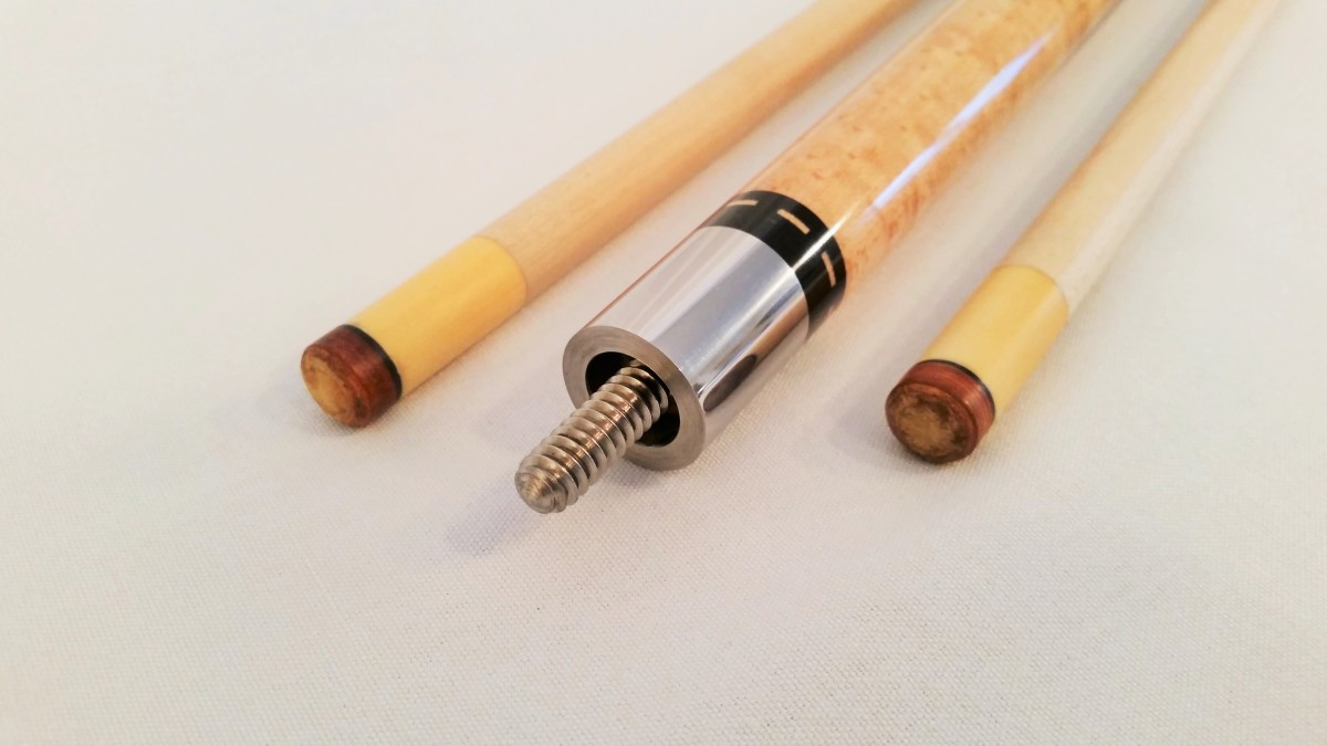 Schon R6 Cue For Sale w' 2 Shafts & Custom Joint Protectors