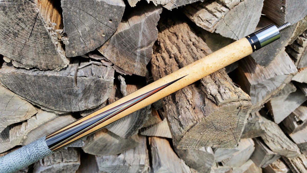 Schon R6 Cue For Sale w' 2 Shafts & Custom Joint Protectors