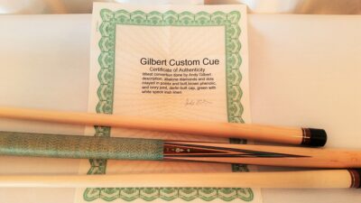 Andy Gilbert Titlist Conversion Custom Pool Cue For Sale.