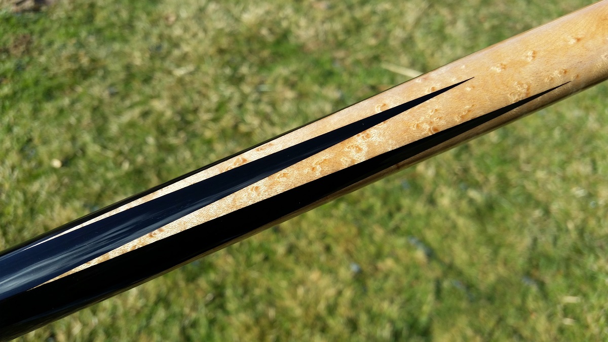 Black Boar Custom Six Point Pool Cue For Sale